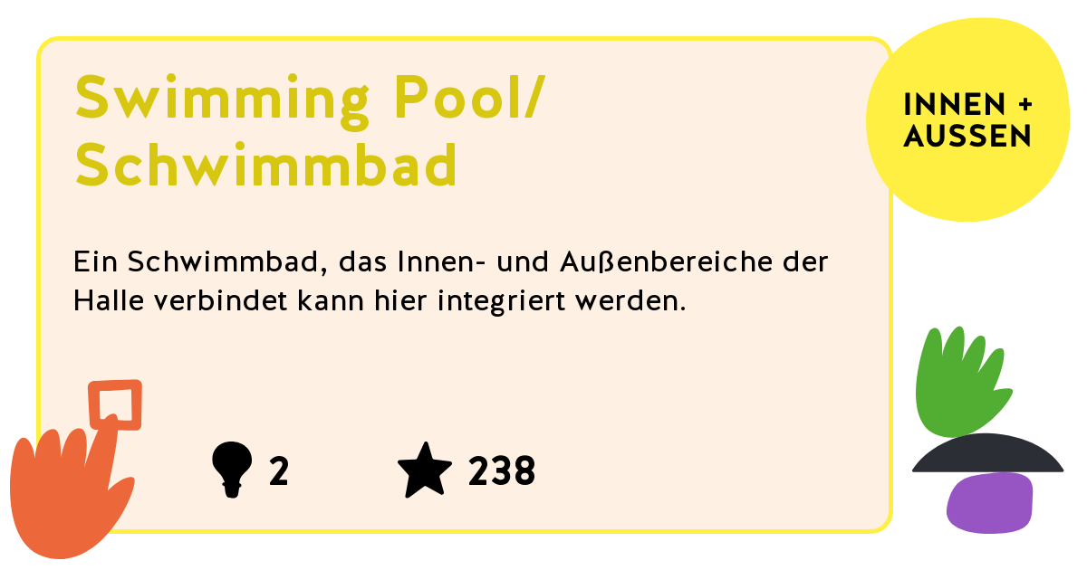 Swimming Pool/ Schwimmbad – Alle für die Halle