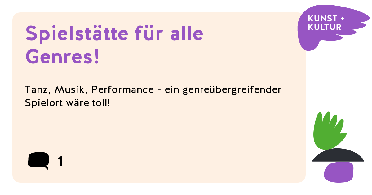 Spielstätte für alle Genres! – Alle für die Halle